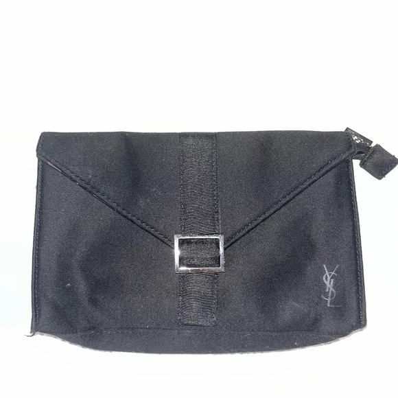 Accessories | Ysl Black Pouch | Poshmark